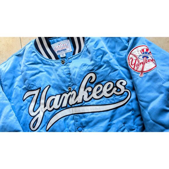 STARTER | Jackets & Coats | Ny New York Yankees 9s Starter Satin Baby ...